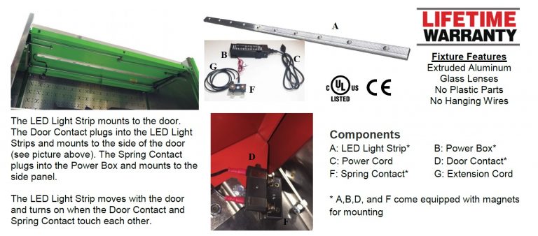 SST LED Tool Storage Lights (Tool Box Hutch / Riser Lights) – Sunlite ...
